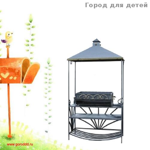 Мангал сварной "Винтаж" (С-8) 1000х650х2400